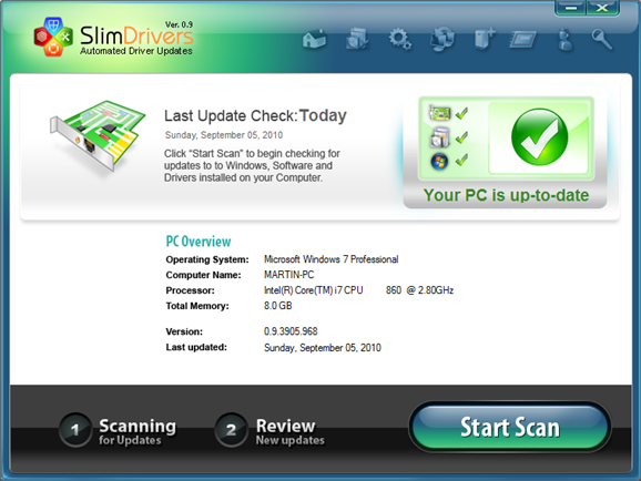 Download: Slim Drivers 0.9 Beta - Plano Terra